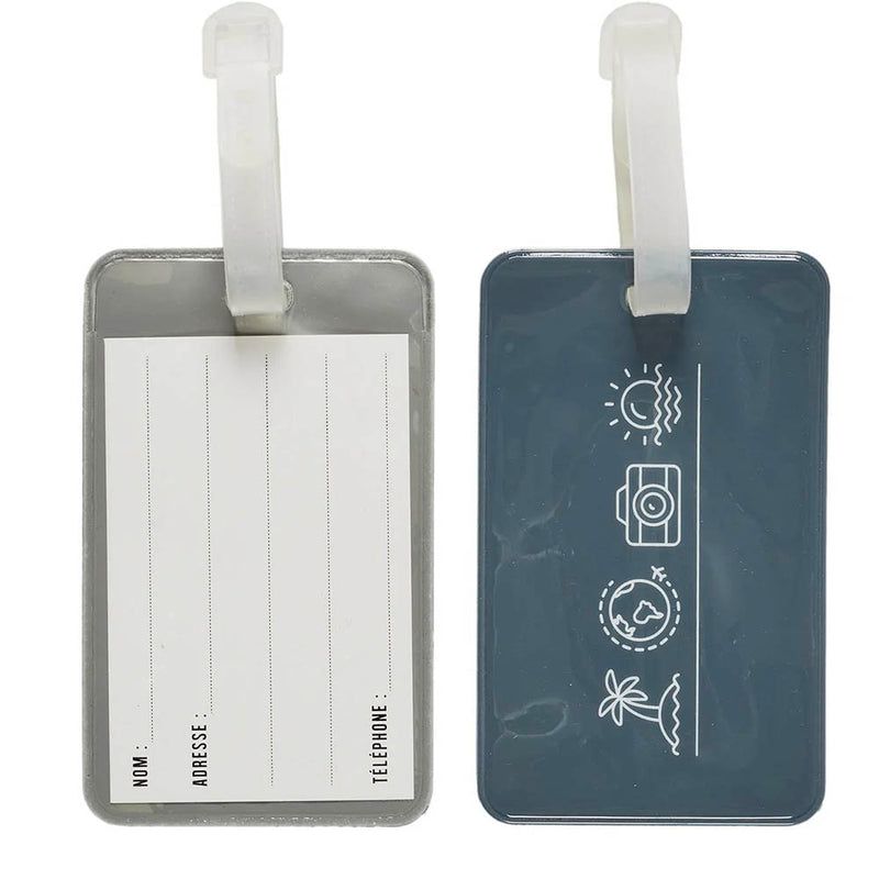 Jet lag luggage tag
