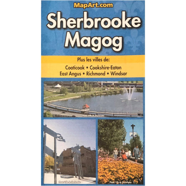 Carte de Sherbrooke et de Magog